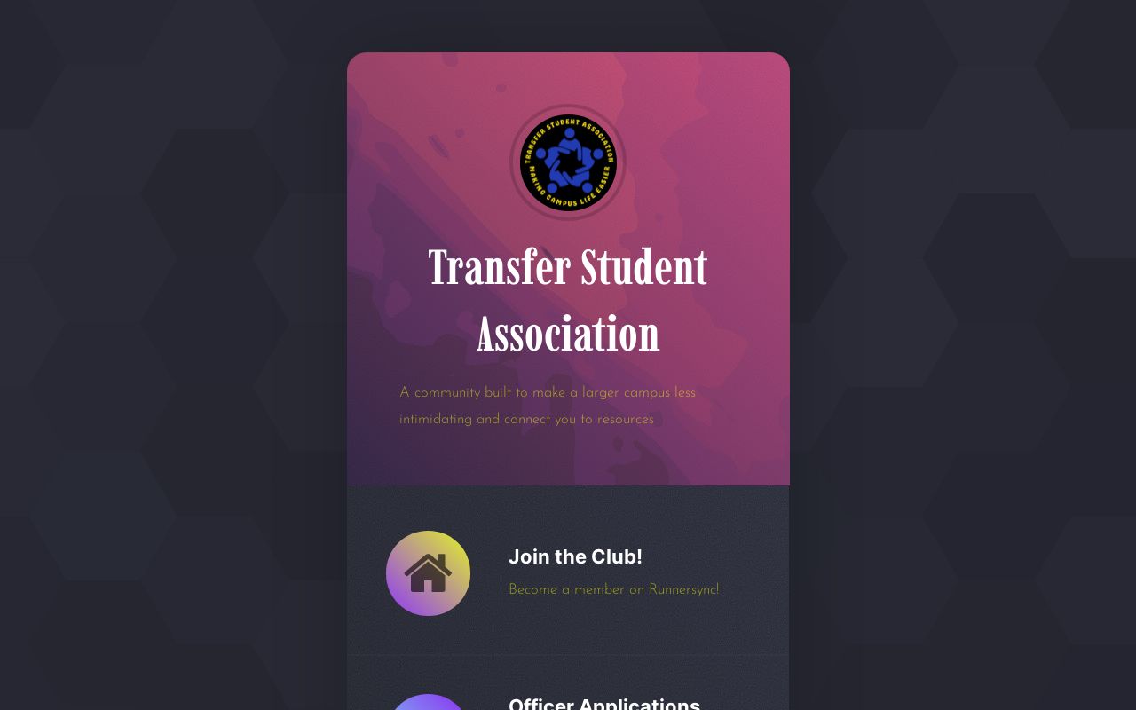 Transfer Student Association